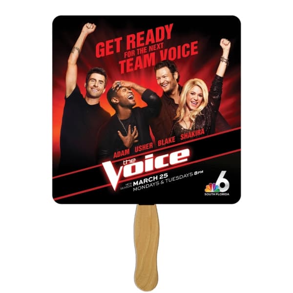 Advertising Hand Fans with Promotional Logo