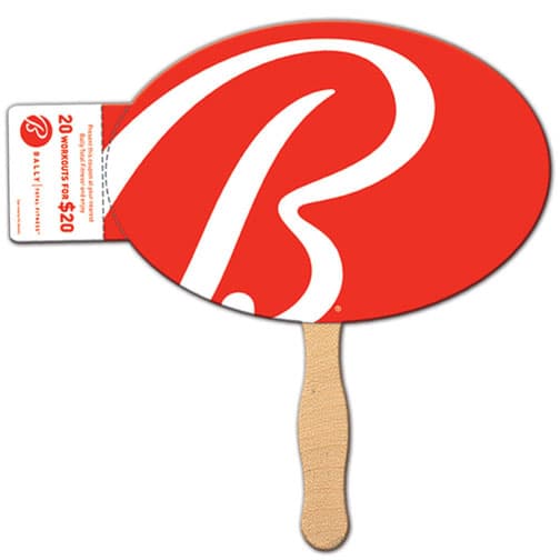 Advertising Hand Fans with Promotional Logo | Identity Links