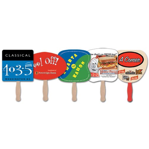 Advertising Hand Fans with Promotional Logo