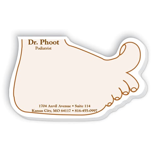 Uniquely Shaped Post It Notes Customized With Your Logo